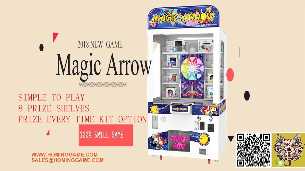 Magic Arrow Prize Arcade Game Machine|Hot Prize Redemption Game Machine ...
