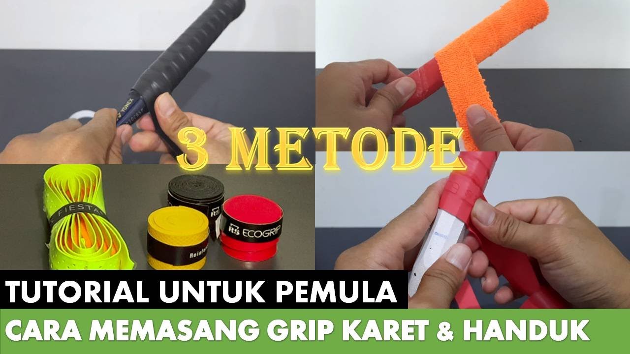 Tutorial Memasang Grip Raket Badminton - YouTube