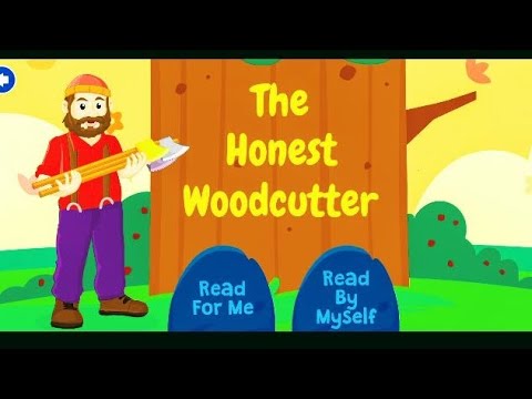 The Honest Woodcutter story in english। Moral Stories for kids । Bed ...