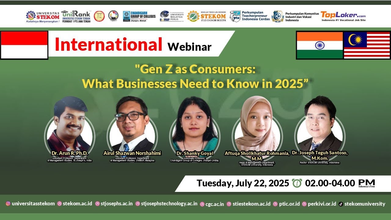INTERNATIONAL WEBINAR: Gen Z as Consumers: What Businesses Need to Know ...