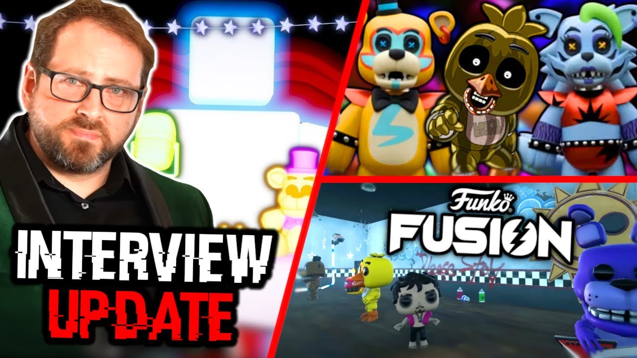 NEW SCOTT INTERVIEW! Security Breach Hex Plushies, Funko Fusion ...