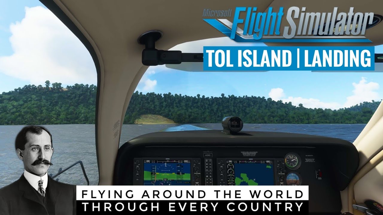 Landing on Tol Island, Faichuk Islands in Micronesia | Microsoft Flight ...