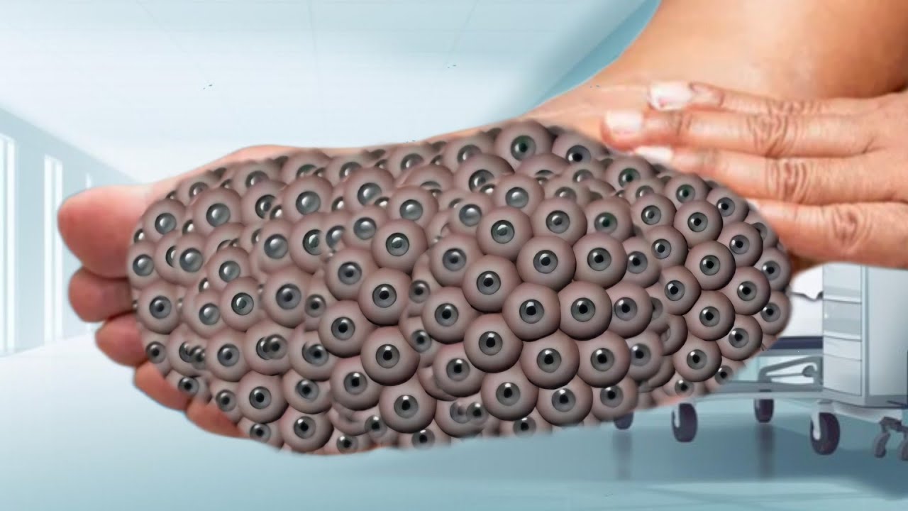 ASMR one leg loss animation treatment | infection small 😴 phobia with ...