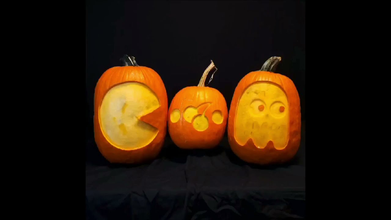Pacman X-ray Pumpkin Carving - YouTube
