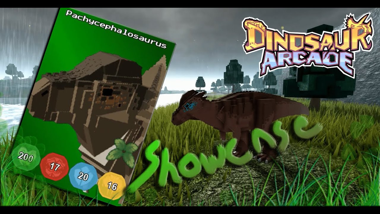 Pachycephalosaurus Growth Showcase - Dinosaur Arcade - Roblox - YouTube