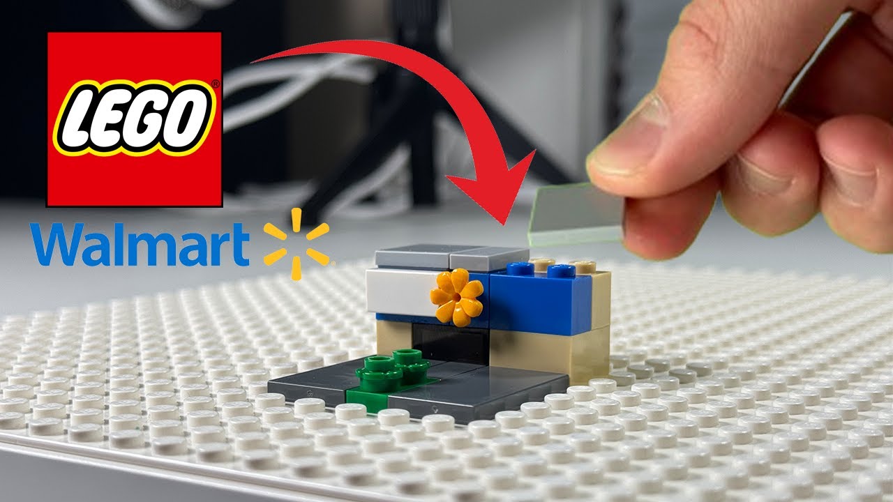 How To Make A Mini-Scale Lego Walmart (Tutorial) - YouTube