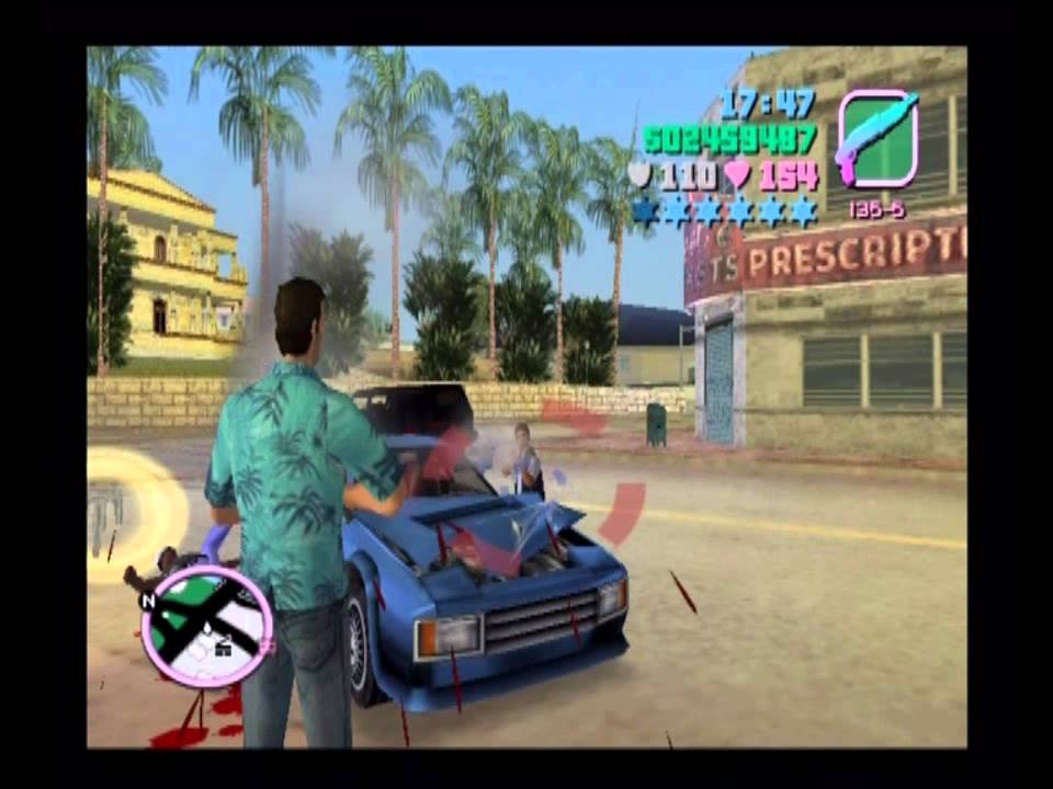 GTA VICE CITY POLICE FIGHT - YouTube