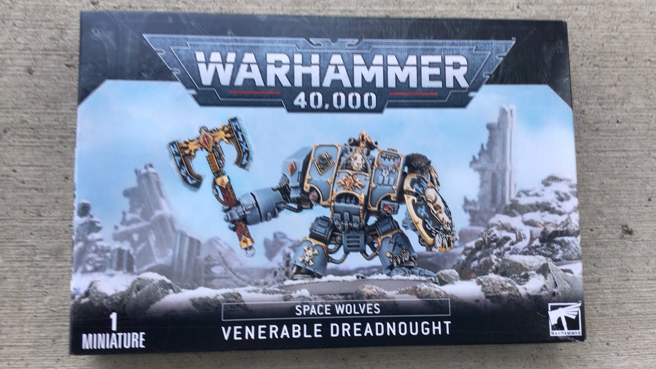 Warhammer 40k Space Wolves Venerable Dreadnought - YouTube