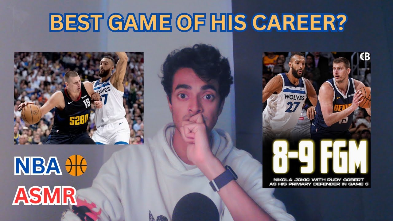 [NBA ASMR] Nuggets v T-Wolves Game 5: The Nikola Jokić Masterclass ...