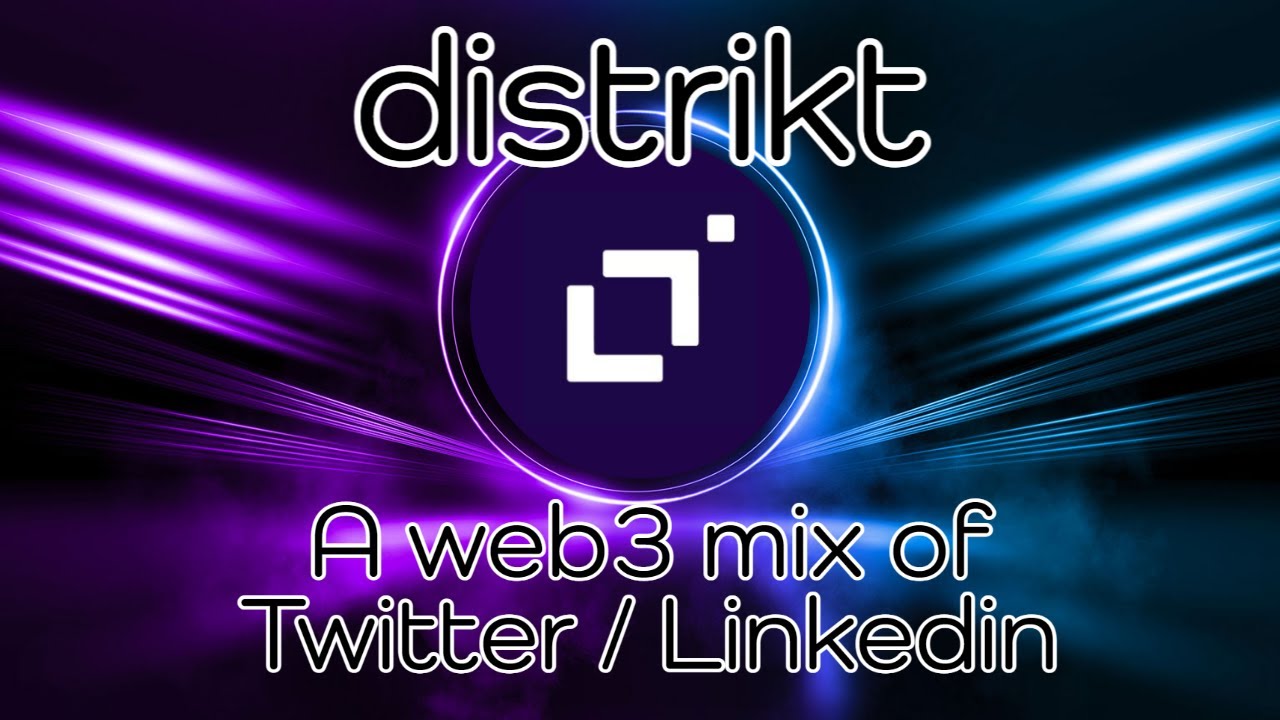 How to Make a distrikt Account! A Decentralized Social Media Network ...