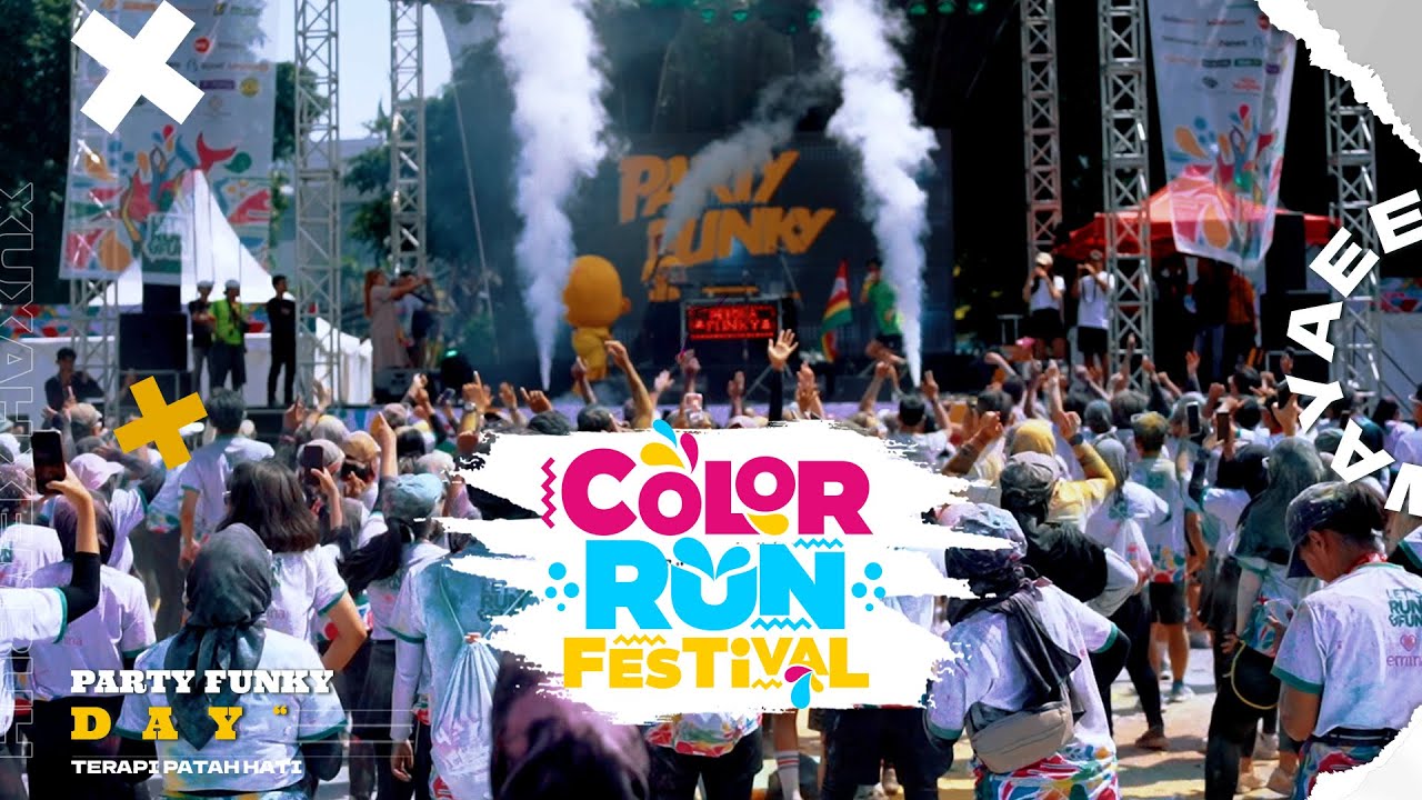 COLOR RUN FESTIVAL SURABAYA 2024 (EXCLUSIVE PARTY FUNKY DAY) - YouTube