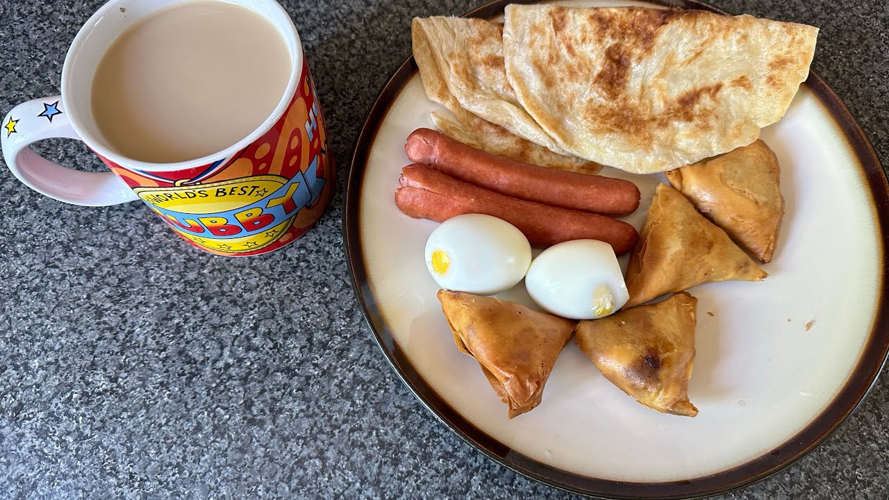 Heavy breakfast preparation - YouTube