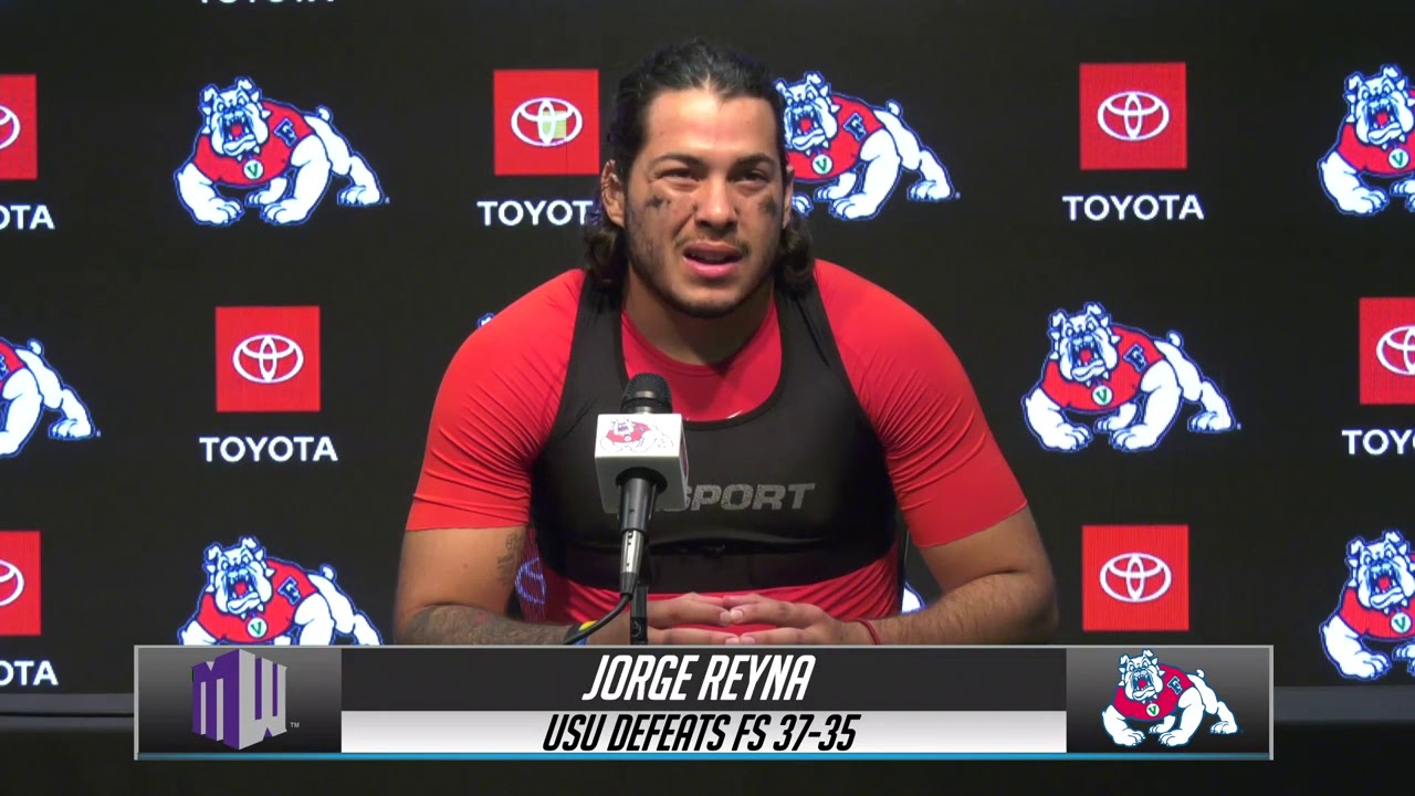 Fresno State Football: Jorge Reyna Interview 11/9/19 - YouTube