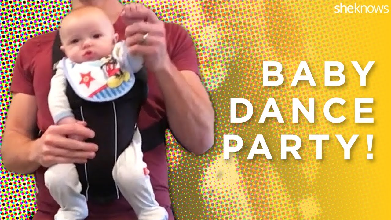Check Out The Moves On This Adorable Dancing Baby! - YouTube