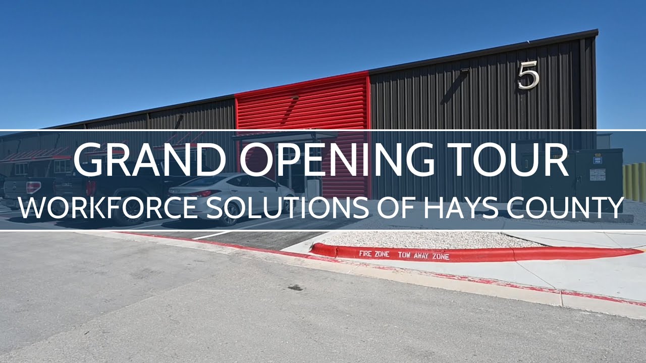 Workforce Center Tour: New Workforce Solutions of Hays County - YouTube