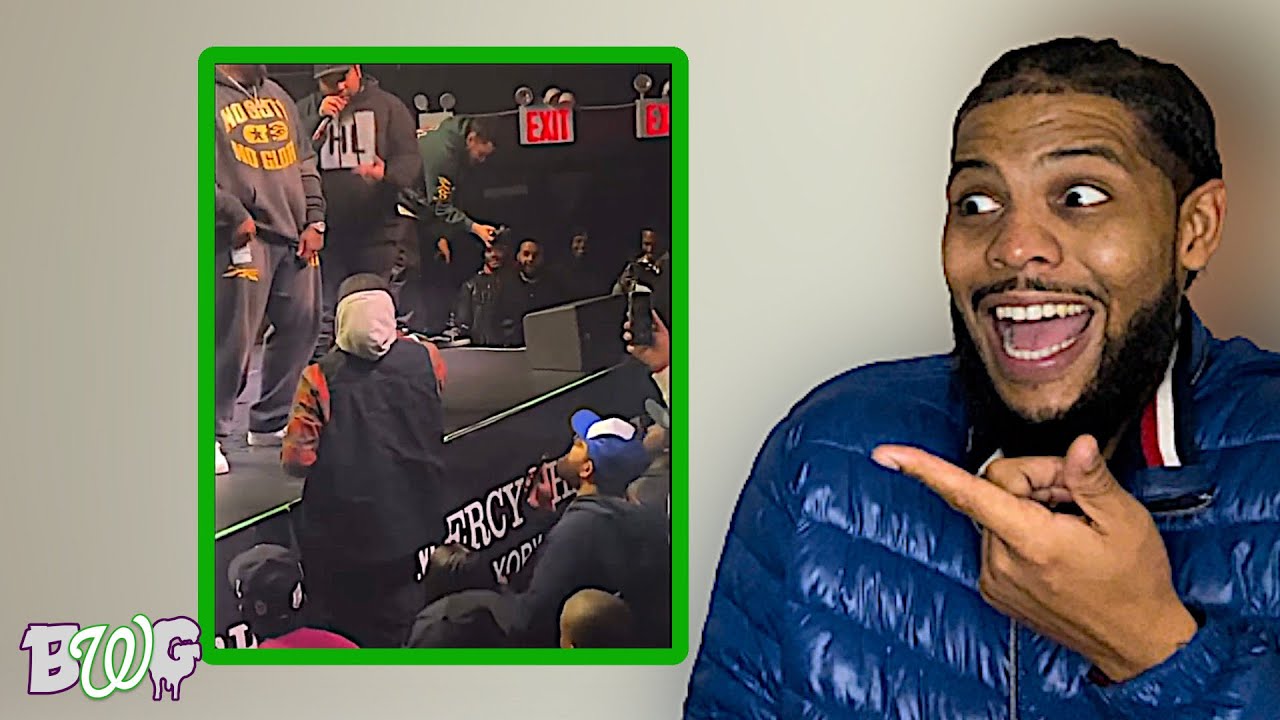 Akademiks GETS PRESSED By NYC CRIPS At Figgmunity World LIVE SHOW - YouTube