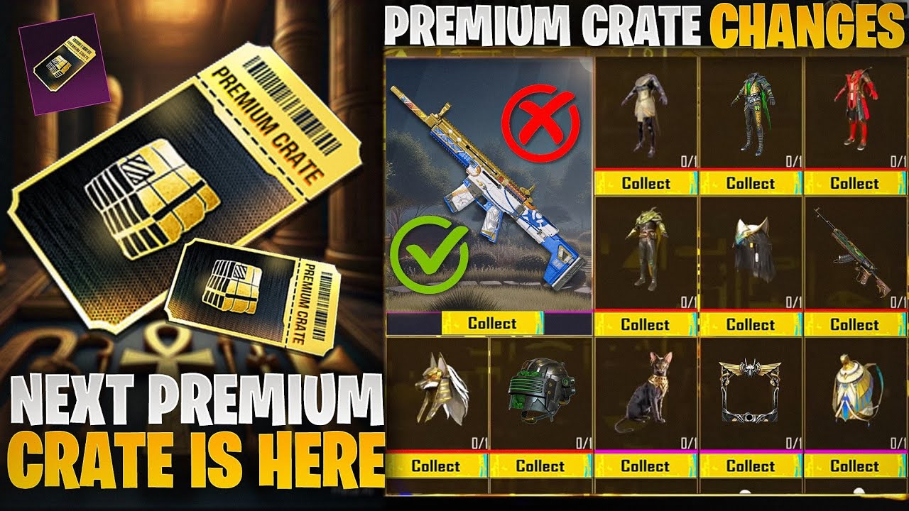 Next Premium Crate Is Here | Upgraded Gun? | Premium Crate All Rewards ...