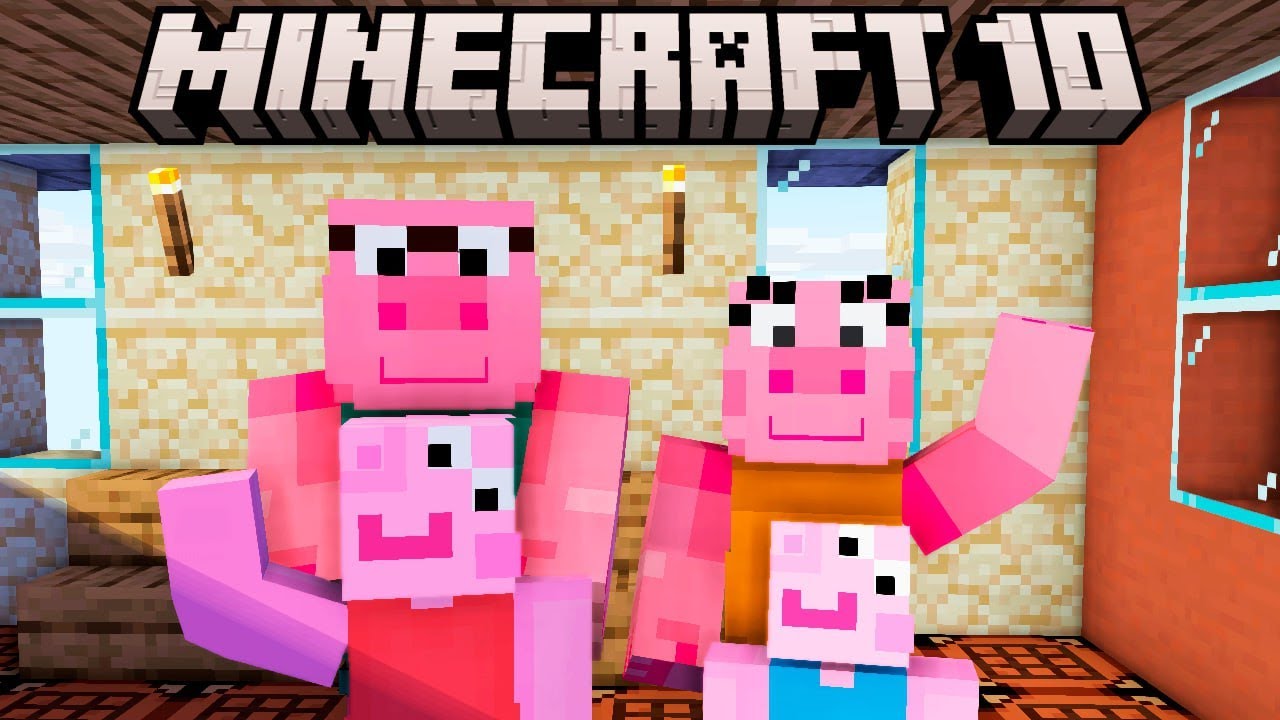 Peppa Pig Plays Minecraft 10 - YouTube