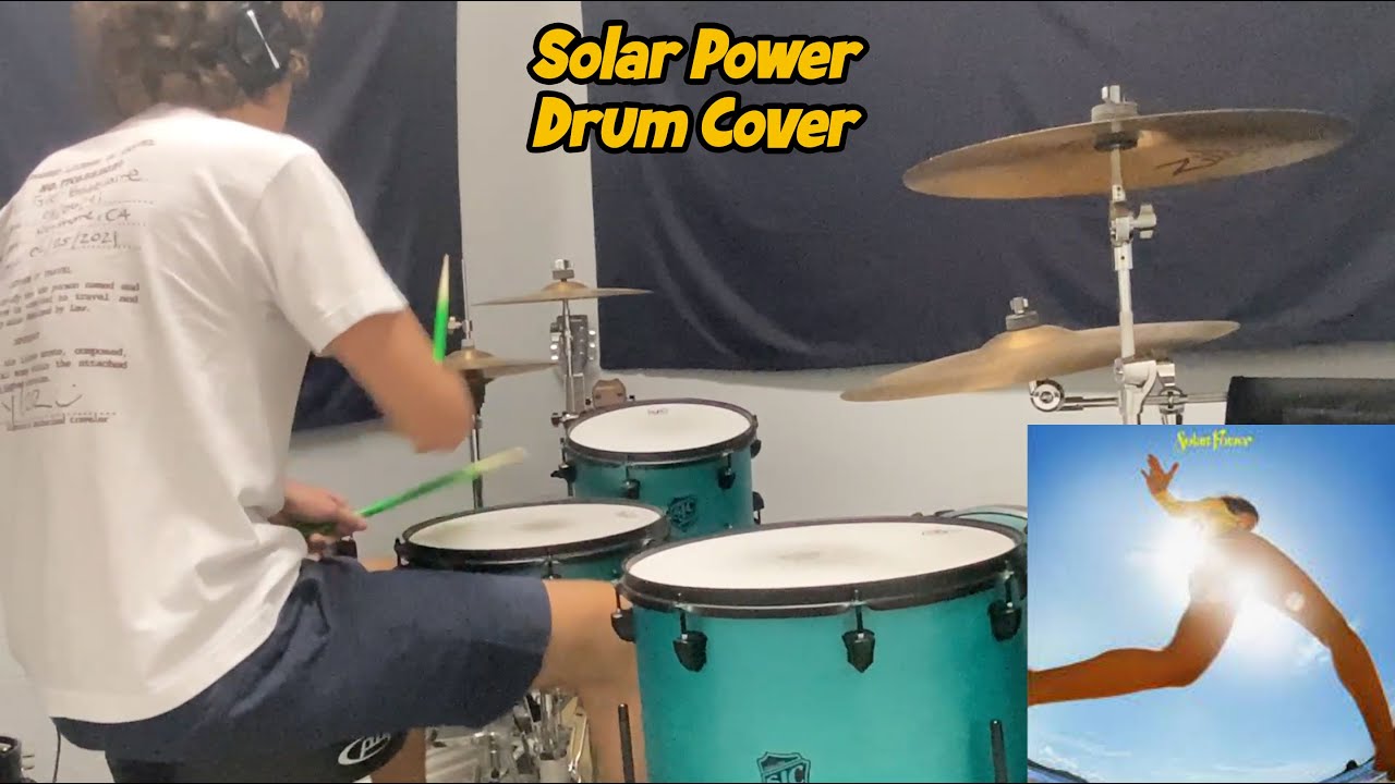 Lorde- Solar Power (drum cover) - YouTube