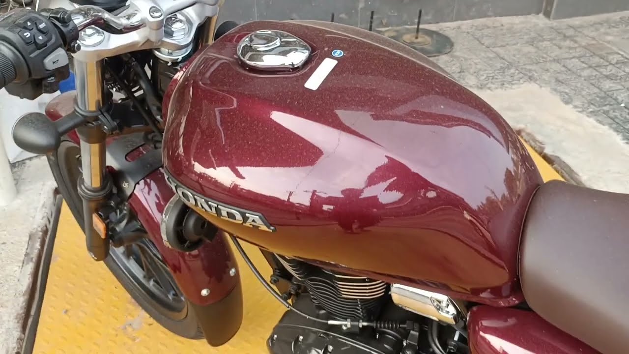 2023 Honda H’ness CB350 with OBD-2B norms | Precious Red Metallic ...