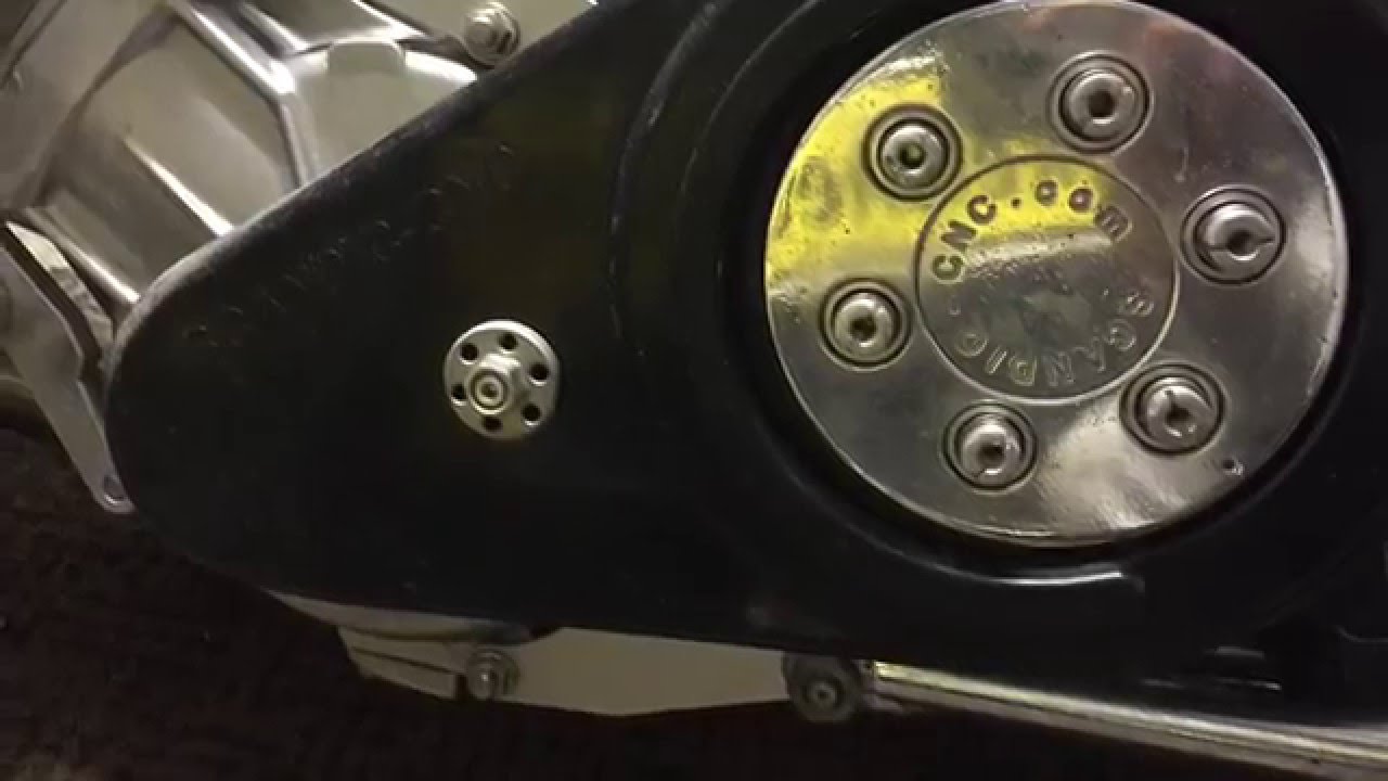 Speedway bike with belt drive - YouTube
