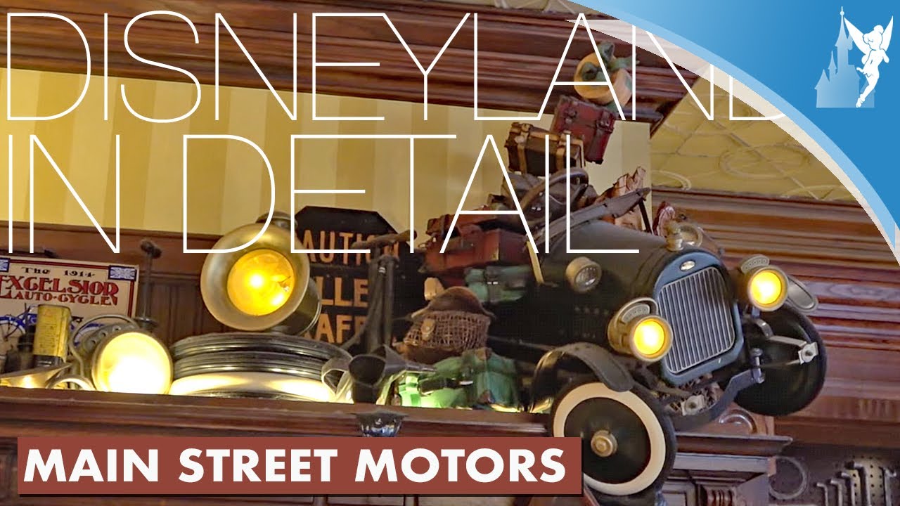 🔎 Disneyland Paris IN DETAIL: Main Street Motors - YouTube