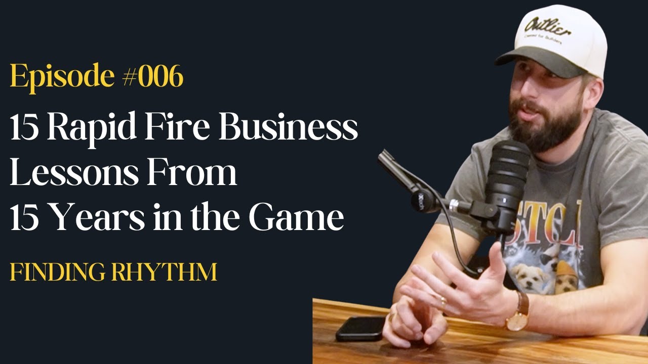 15 Rapid Fire Business Lessons From 15 Years in the Game - Finding ...