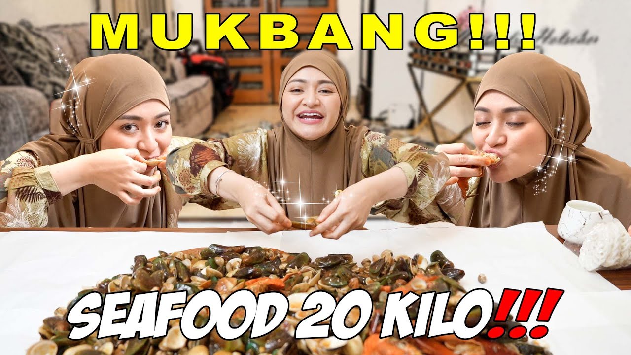 BIKIN NGILER!! NATHLIE MAKAN KERANG SAMPE KESEDAK - YouTube