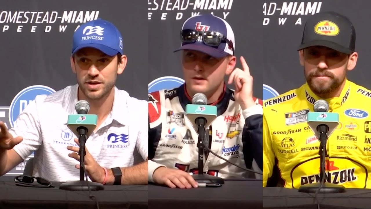 Ryan Blaney, William Byron, Daniel Suarez React to Bubba Wallace ...