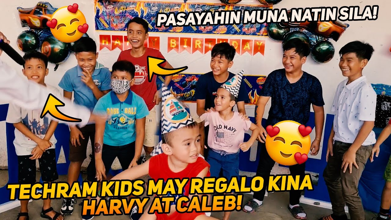 Harvy at Caleb Sinurpresa ng TechRAM Kids! - YouTube