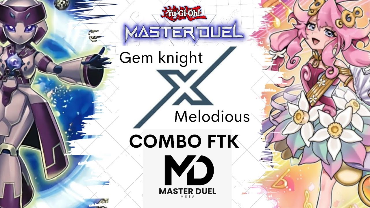 Melodious x gem-knight FTK (one card combo) master duel - YouTube