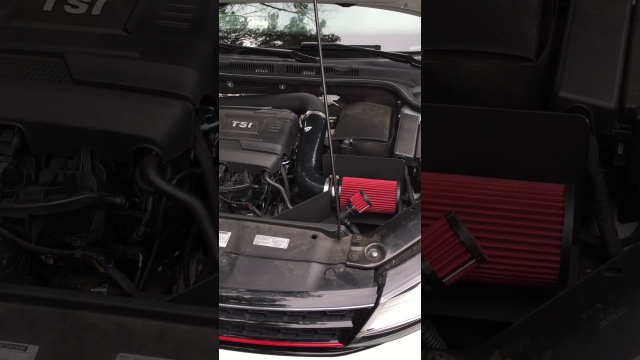 2017 Jetta gli unitronic cold air intake - YouTube