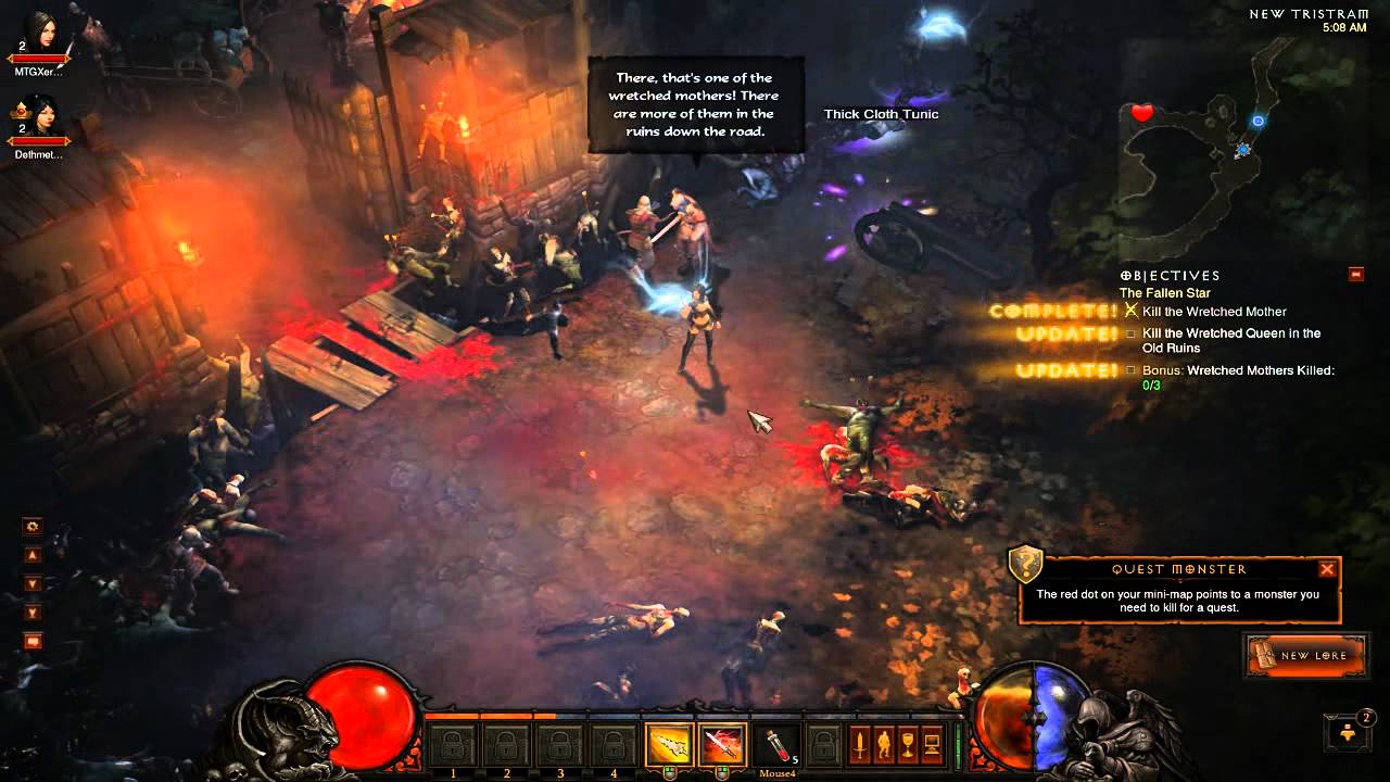 Let's Play Diablo 3 Part 1 [Act 1 Demon Huntress] Opening quests - YouTube