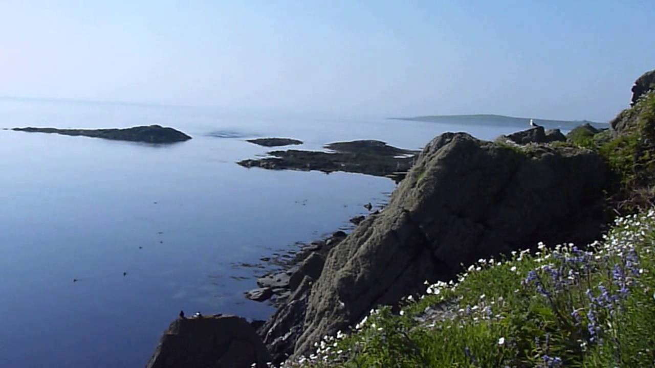 End of my time on Lighthouse Island at Copeland Island, in Northern ...