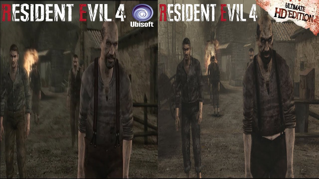 RE4 UHD Mod Adaptando nuevas texturas para los Ganados TEST #1 - YouTube