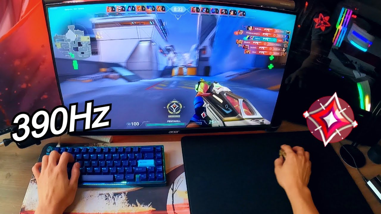 Valorant with 390Hz Monitor (POV) - YouTube