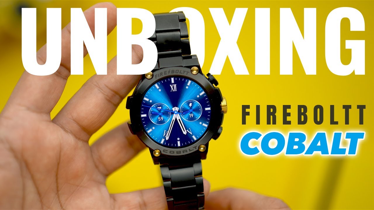 Fireboltt Cobalt Quick Unboxing & Review in English - YouTube