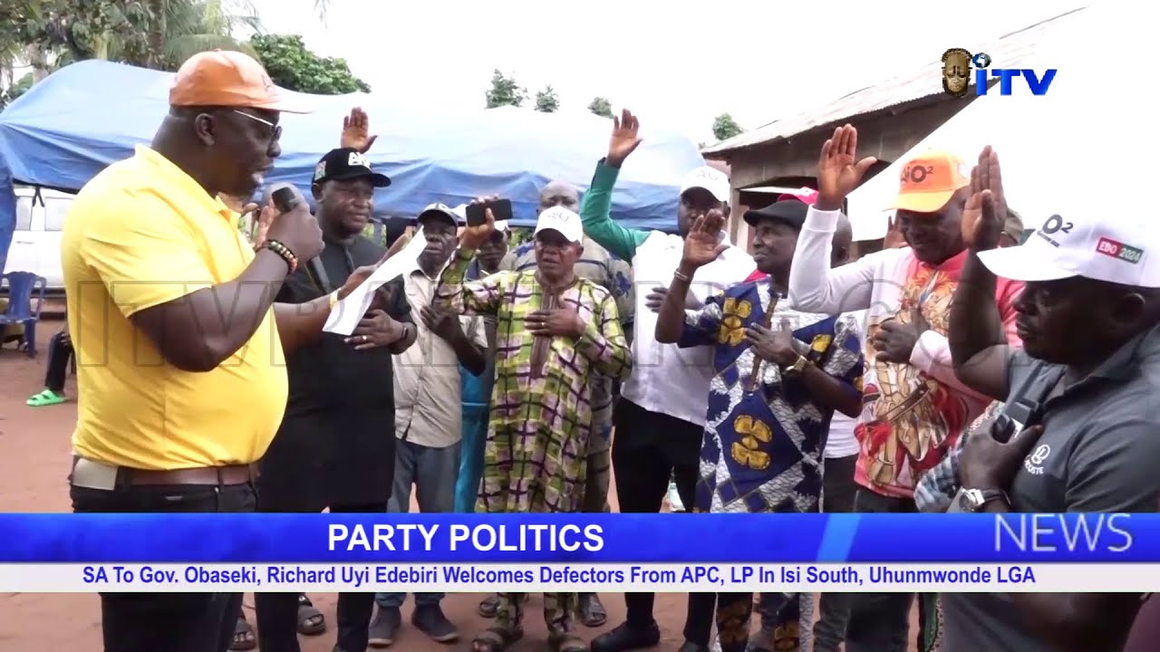 SA To Gov. Obaseki, Richard Uyi Edebiri Welcomes Defectors From APC, LP ...