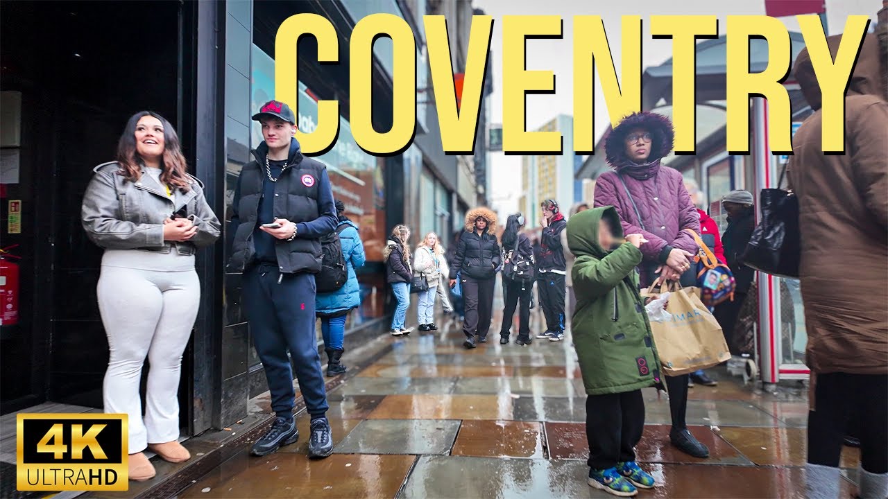 Coventry - City Tour 2025| Walking The Streets of Coventry | Central ...