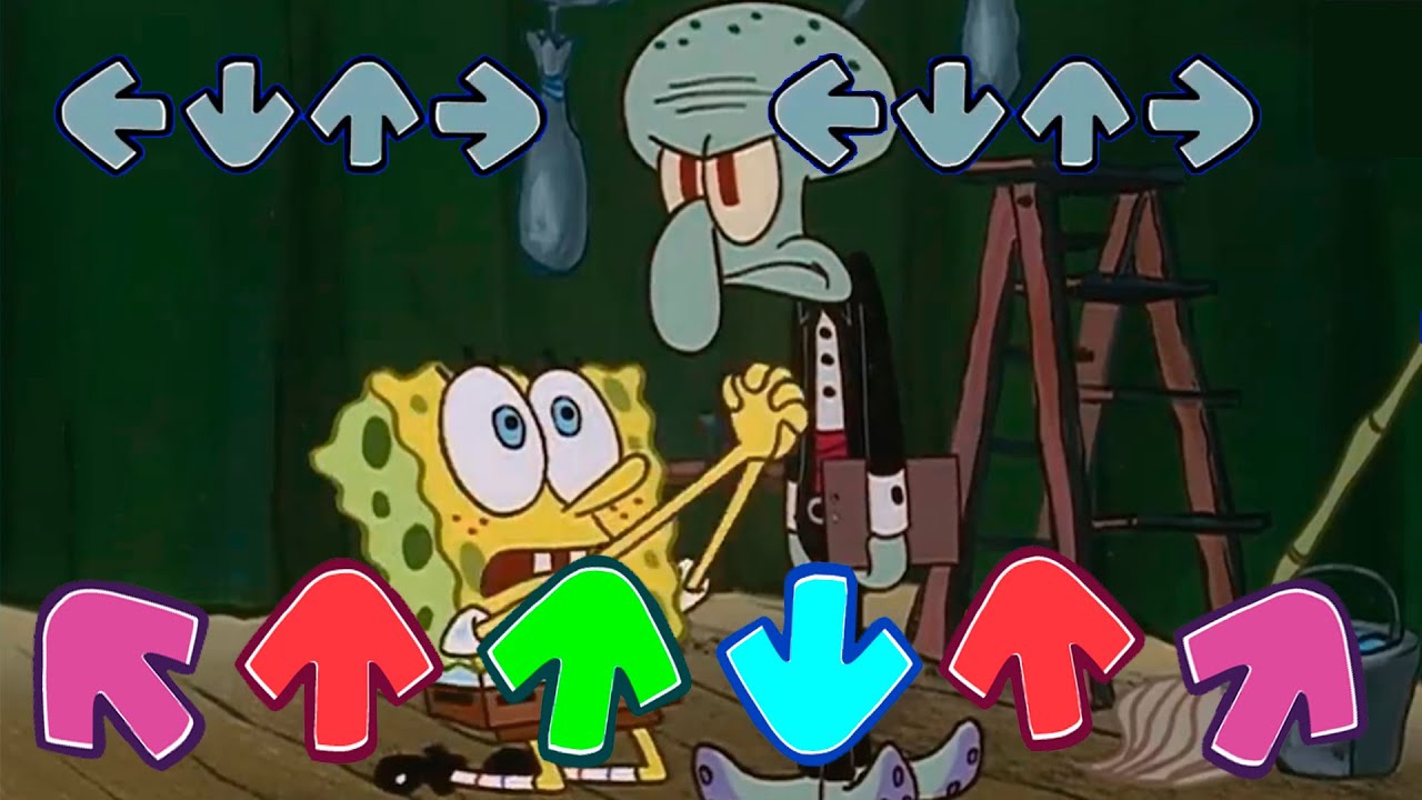 SpongeBob vs Squidward in Friday Night Funkin' - YouTube