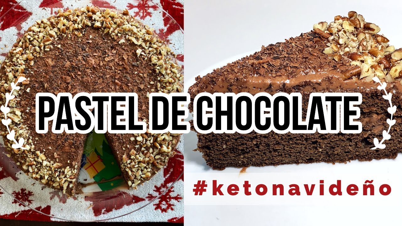 PASTEL KETO| PASTEL DE CHOCOLATE SALUDABLE| DIETA CETOGENICA! - YouTube
