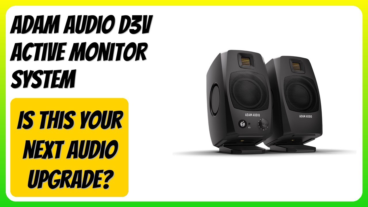 REVIEW (2026): ADAM Audio D3V Active Monitor System. Features - YouTube