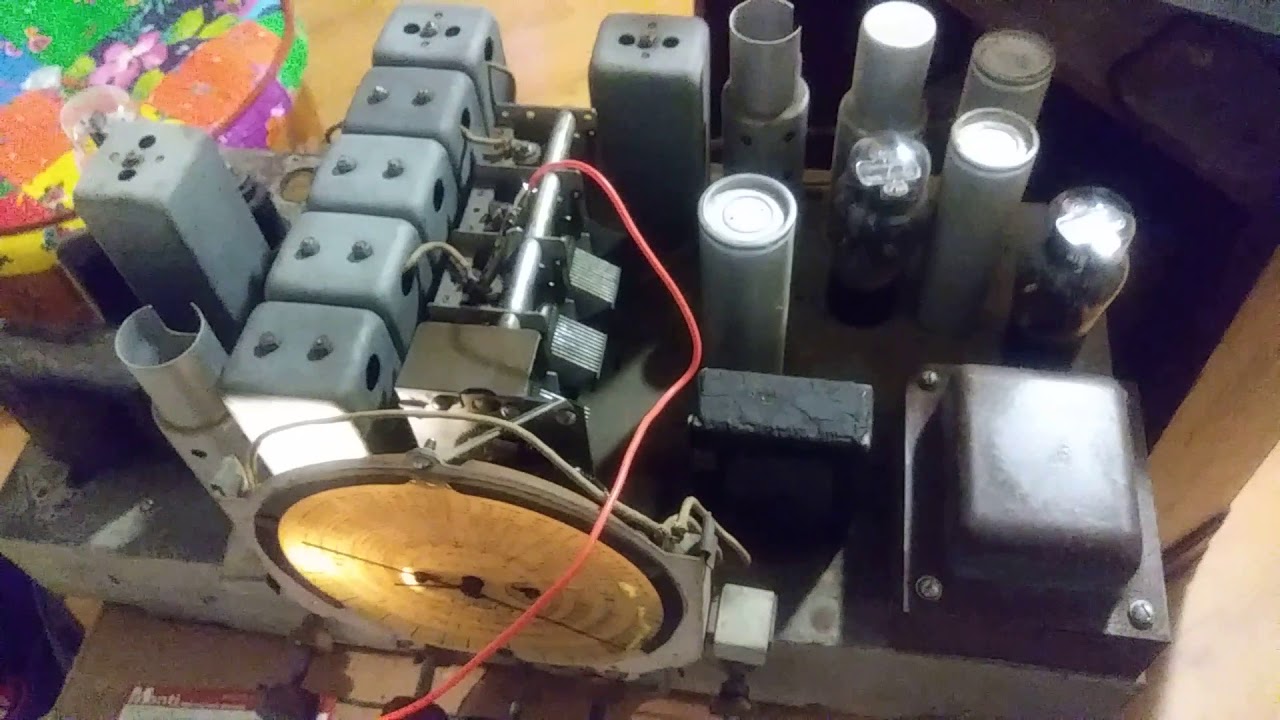 Parte 3 trutone mod.1935 radio de consola. - YouTube
