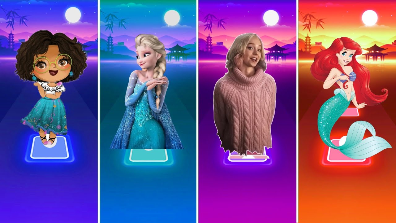 !! Encanto Mirabel 🆚 Anna Frozen 🆚 Emma Myres 🆚 The Little Mermaid ...