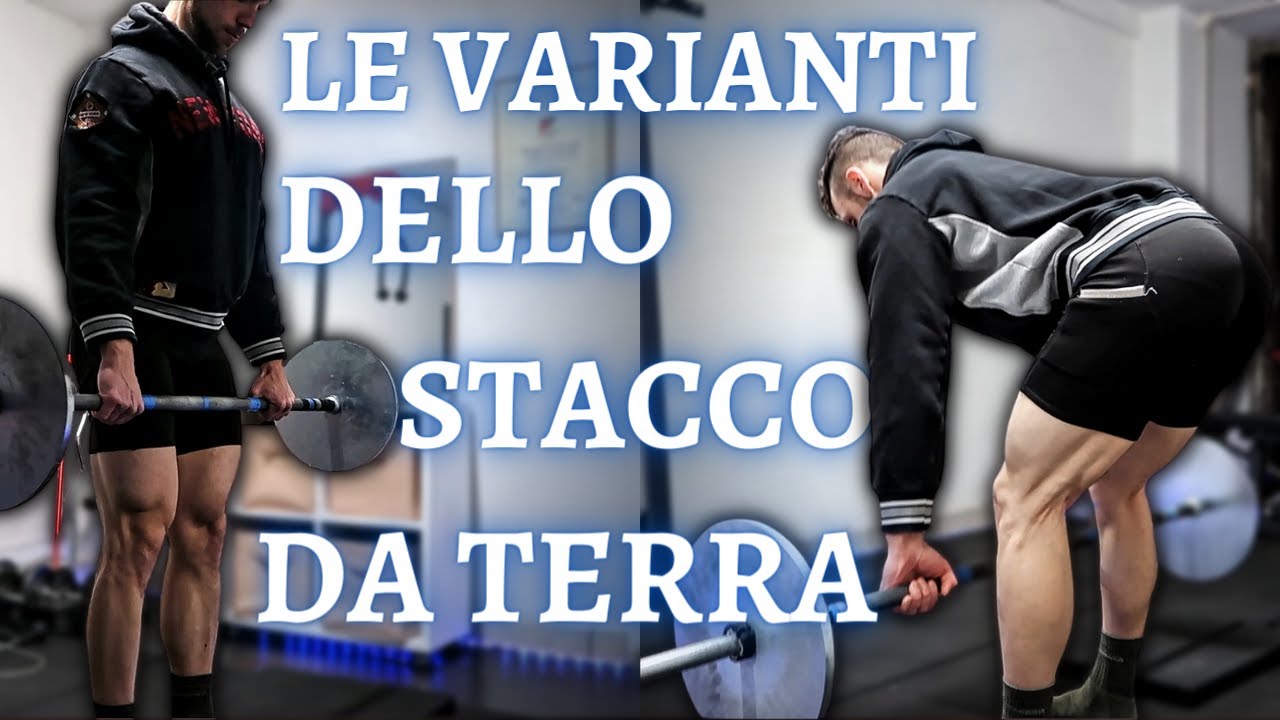 Stacchi con bilanciere, le 3 diverse varianti - YouTube
