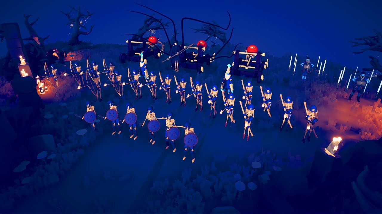SPOOKY ARMY VS HUMAN ARMY - TOTALLY ACCURATE BATTLE SIMULATOR - YouTube