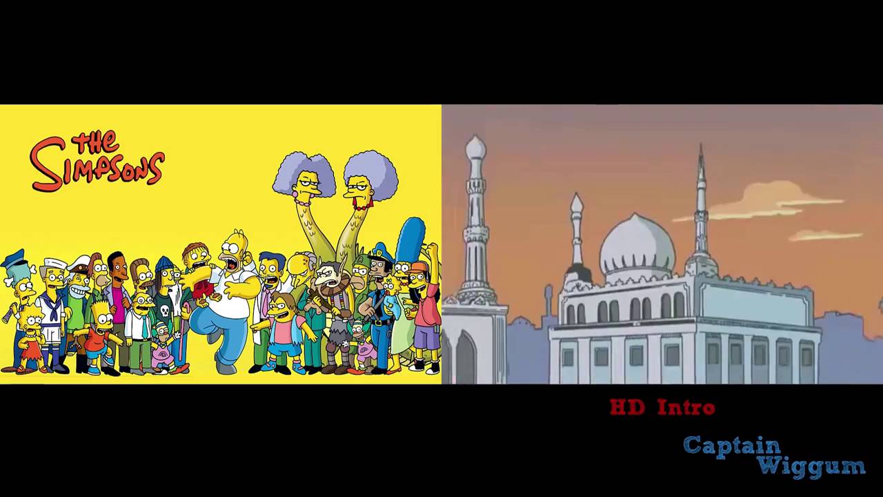 The Simpsons Original vs HD intro comparison - YouTube
