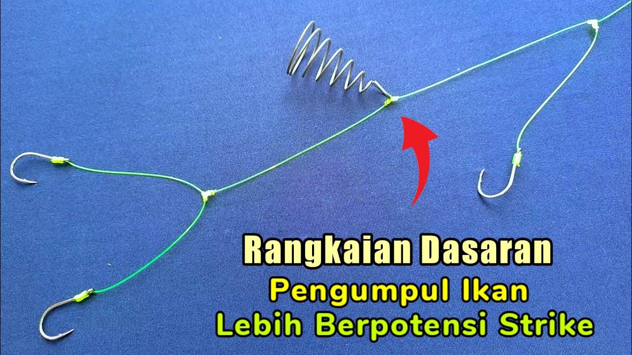 MENAKJUBKAN !! Rangkaian pancing dasaran ini membuat ikan pada ...