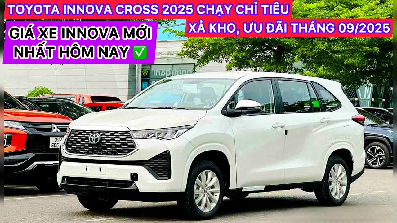 TOYOTA INNOVA CROSS 2025 [KHUYẾN MÃI LỚN THÁNG 09/2025] - GIÁ XE INNOVA ...