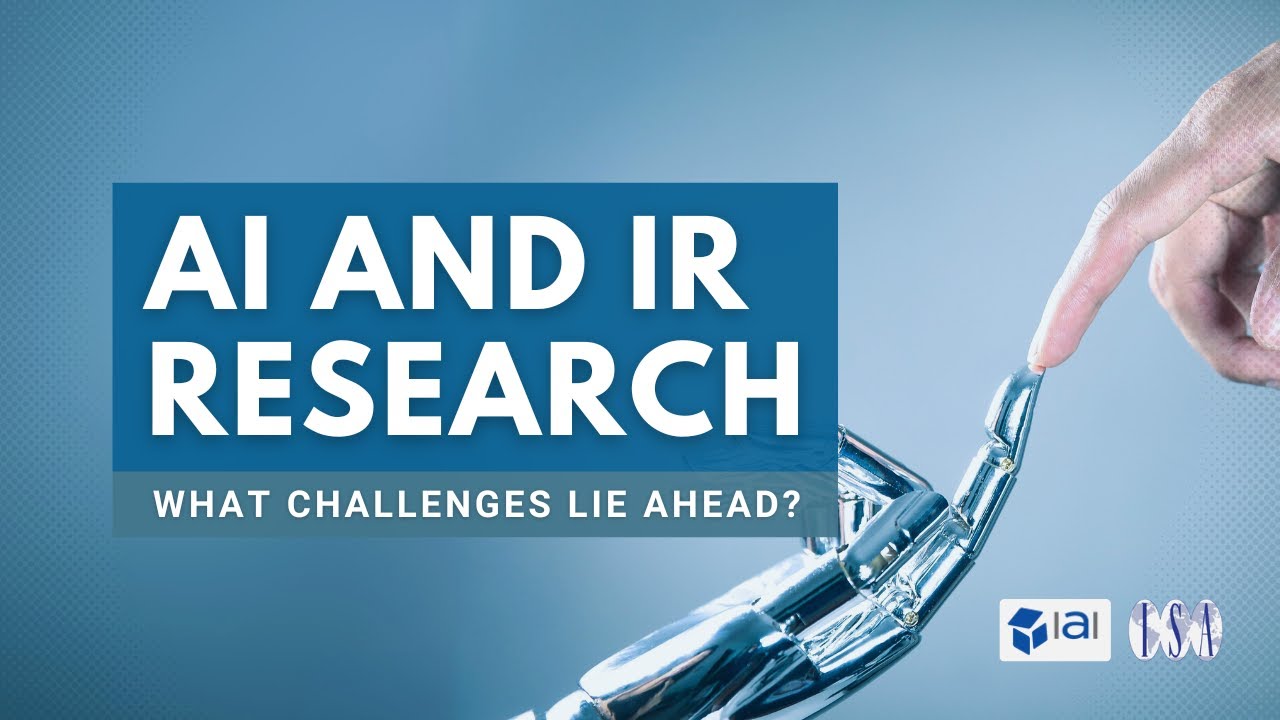 AI and IR Research: What Challenges Lie Ahead? - YouTube